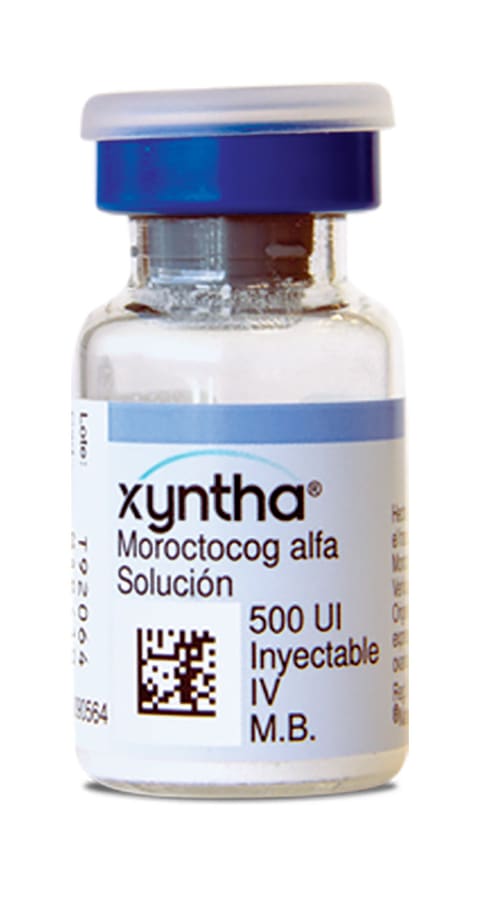 Compra Xyntha moroctocog alfa 500 ui con 1 frasco ámpula solución inyectable en Prixz