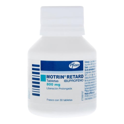 Compra Motrin ibuprofeno 800 mg con 30 tabletas en Prixz