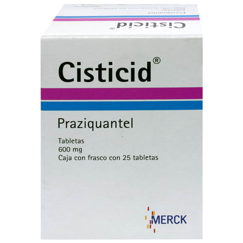 Compra Cisticid praziquantel 600 mg con 25 tabletas en Prixz