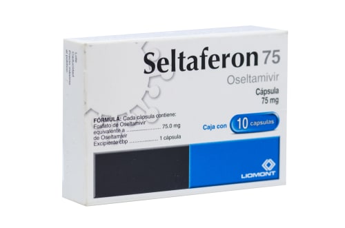 Compra Seltaferon oseltamivir 75 mg con 10 cápsulas en Prixz