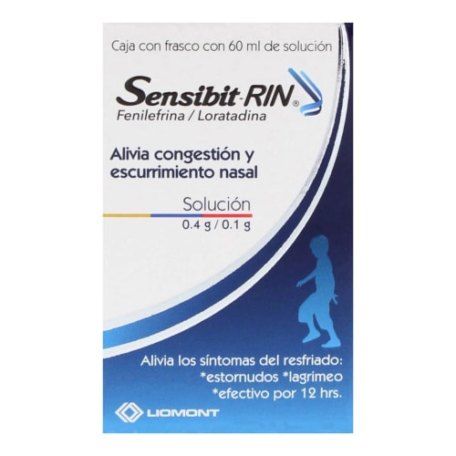 Compra Sensibit rin fenilefrina, loratadina 0.4/0.1 g con 60 ml de ...