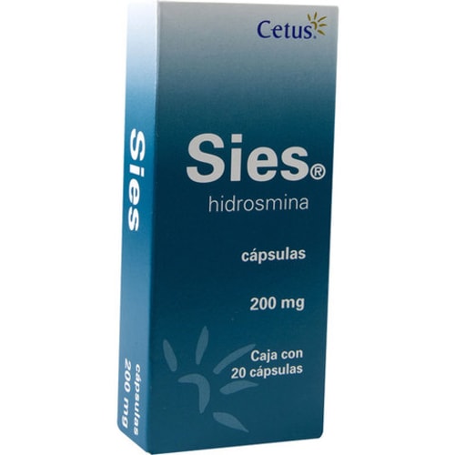 Compra Sies hidrosmina 200 mg con 20 cápsulas en Prixz