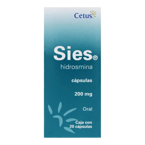 Compra Sies hidrosmina 200 mg con 20 cápsulas en Prixz