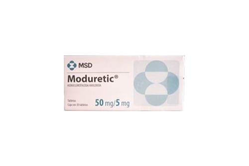 Comprar Moduretic amilorida 50 mg hidroclorotiazida 5mg con 30 tabletas ...