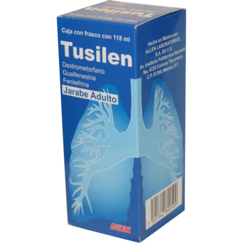 Tusilen dextrometorfano, guaifenesina, fenilefrina 0.3/2.4/0.05 g ...
