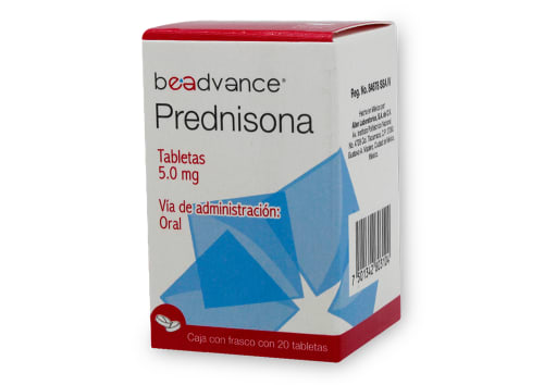 Compra Prednisona 5 mg con 20 tabletas en Prixz