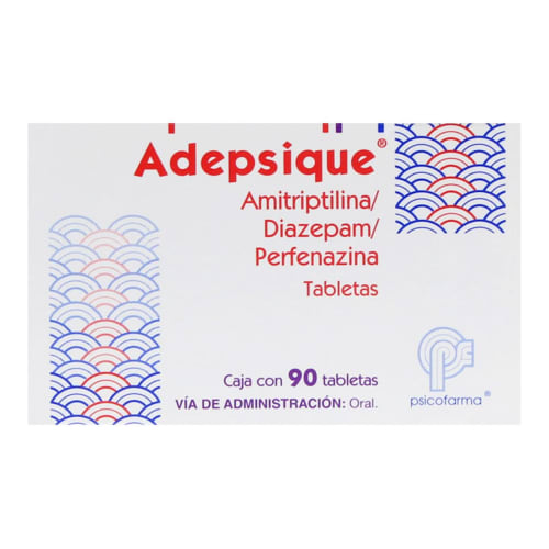 Compra Adepsique amitriptilina,diazepam perfenazina 10/3/2mg con 90 ...