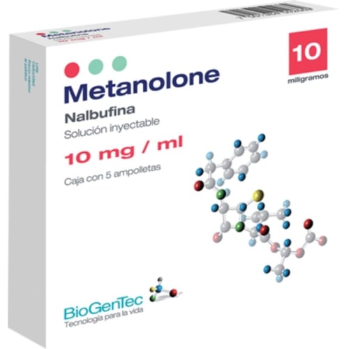 Comprar Metanolone nalbufina 10 mg con 5 solución inyectable - Prixz
