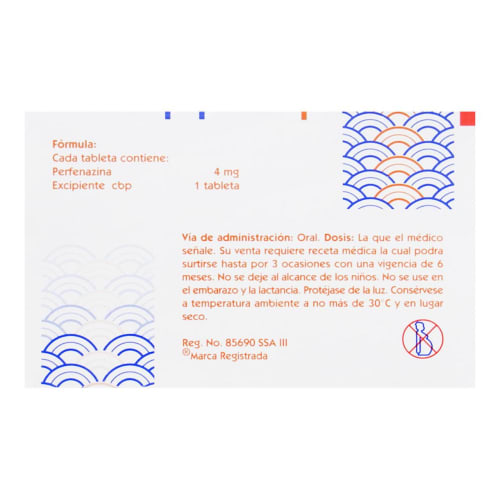 Compra Leptopsique perfenazina 4 mg con 30 tabletas en Prixz