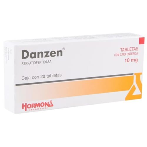 Compra Danzen serratiopeptidasa 10 mg con 20 tabletas en Prixz