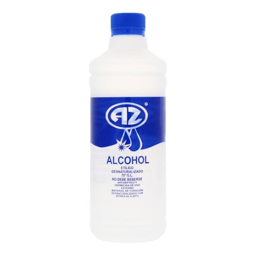 Comprar Alcohol etílico az desnaturalizado 70° azul 500 ml - Prixz