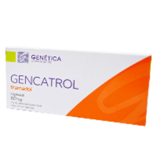 Compra Gencatrol tramadol 50 mg con 10 cápsulas en Prixz