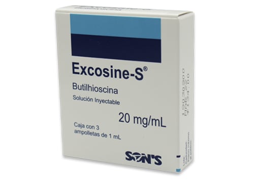 Compra Excosine butilhioscina 20 mg solución inyectable con 3 ...