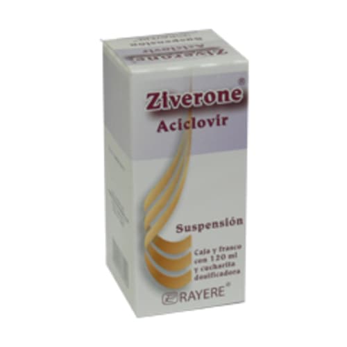 Comprar Ziverone aciclovir 200 mg suspensión oral con 120 ml - Prixz
