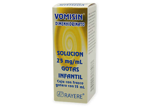 Compra Vomisin dimenhidrinato 25 mg solución infantil gotas 15 ml en Prixz