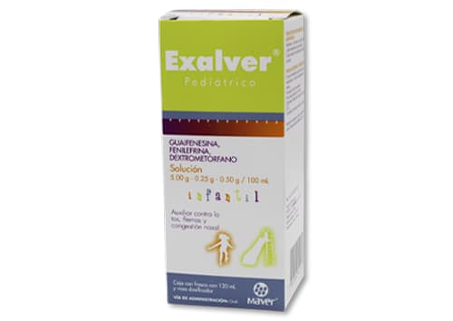 Compra Exalver pediátrico guaifenesina, fenilefrina, dextrometorfano 5/ ...