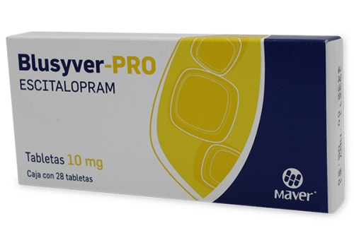 Compra Blusyver-pro escitalopram 10 mg con 28 tabletas en Prixz