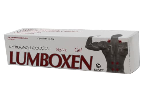 Compra Lumboxen naproxeno, lidocaína 10/2 g con 35 g de gel en Prixz