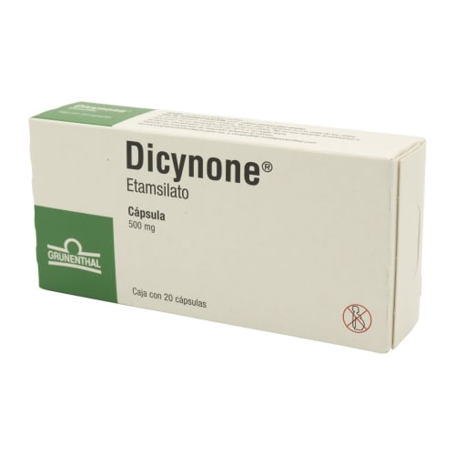 Compra Dicynone etamsilato 500 mg con 20 cápsulas en Prixz
