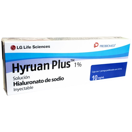 Comprar Hyruan plus hialuronato de sodio 1% solución inyectable con 1 ...