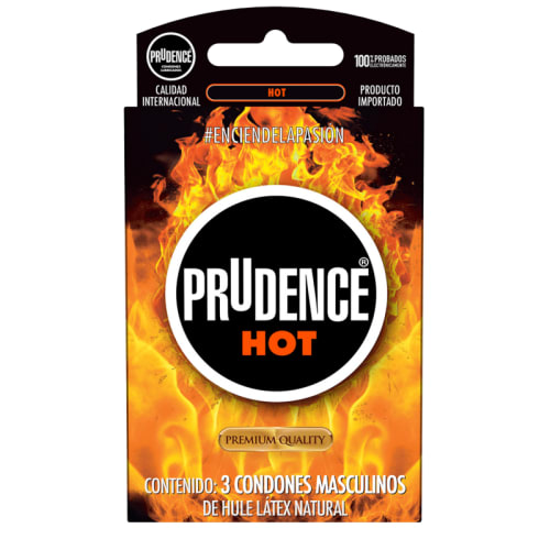 Comprar Prudence hot condones con 3 piezas - Prixz