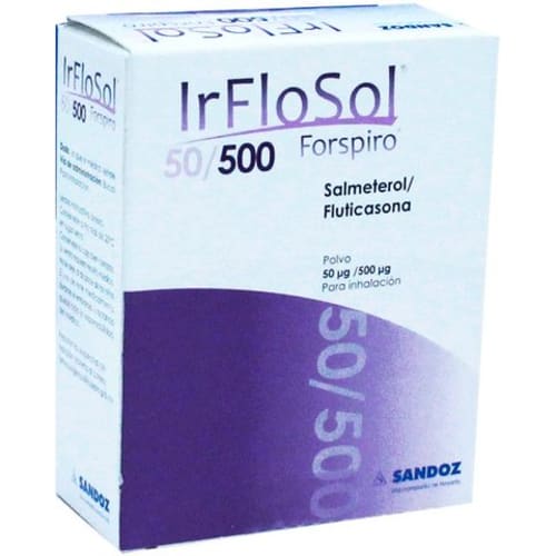 Comprar Irflosol salmeterol, fluticasona 50/500 µg polvo para ...