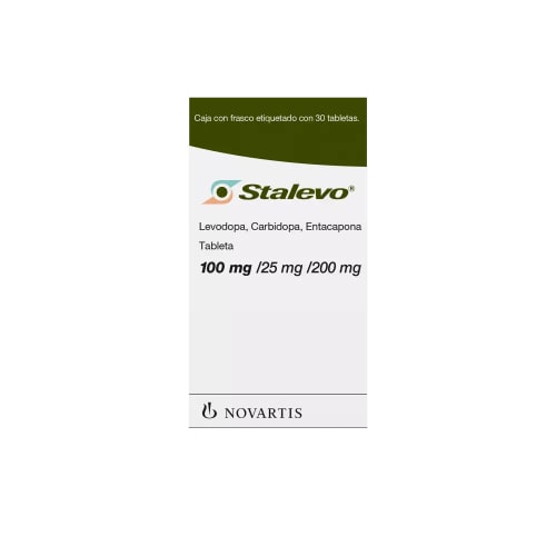 Stalevo levodopa, carbidopa, entacapona 100/25/200 mg con 30 tabletas ...