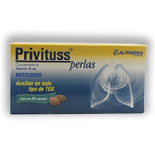 Compra Privituss cloperastina 35 mg con 20 cápsulas en Prixz
