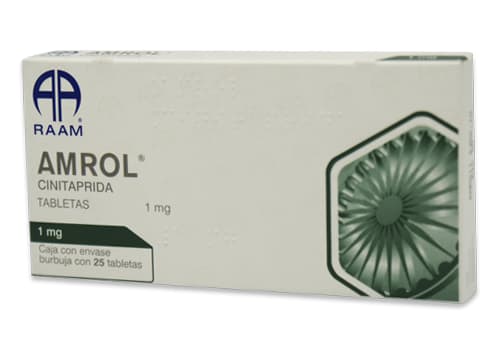 Comprar Amrol cinitaprida 1 mg con 25 tabletas - Prixz