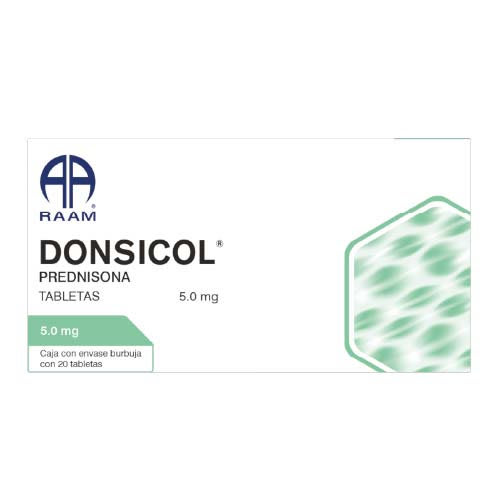 Compra Donsicol prednisona 5 mg con 20 tabletas en Prixz