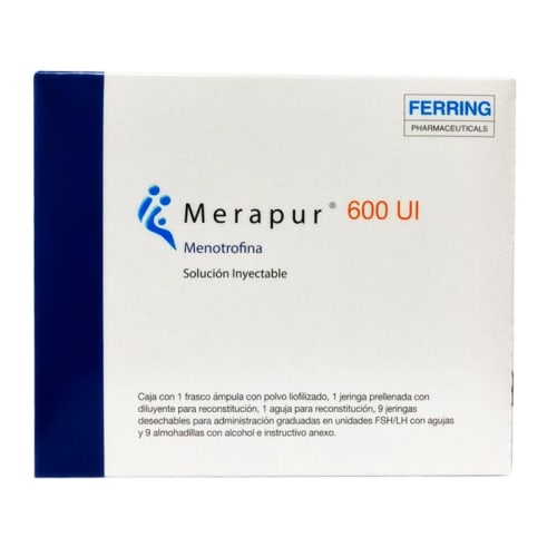 Comprar Merapur 1 solución inyección menotropina 600.0 ui - Prixz
