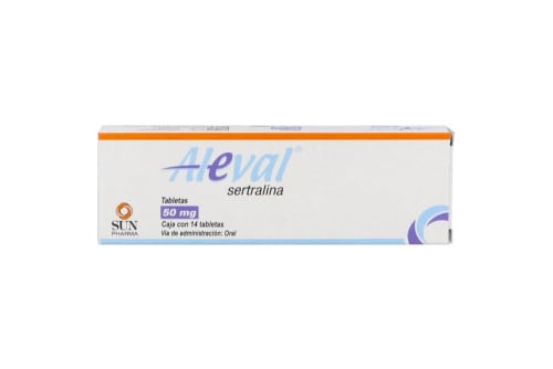 Compra Aleval sertralina 50 mg con 14 tabletas en Prixz