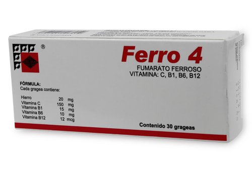 Compra Ferro-4 fumarato ferroso, vitamina c, vitamina b1, vitamina b6 ...