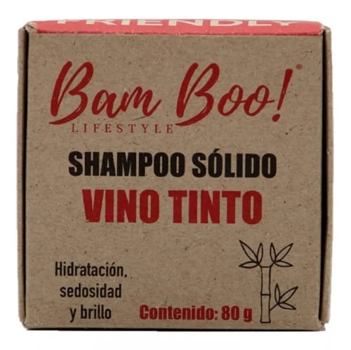 Bam boo! lifestyle shampoo sólido vino tinto con 80 g – Prixz ...