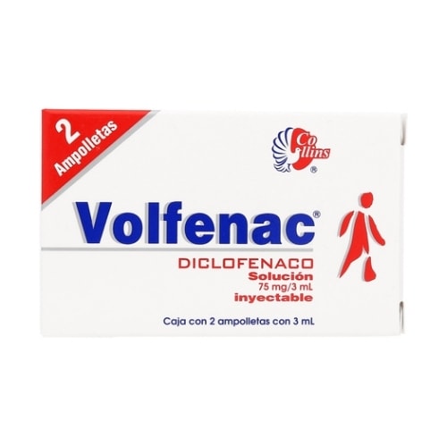 Compra Volfenac diclofenaco 75 mg con 2 solución inyectable en Prixz