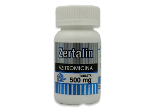 Compra Zertalin azitromicina 500 mg con 6 tabletas en Prixz