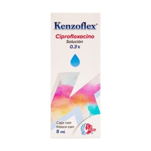 Compra Kenzoflex ciprofloxacino 0.3% solución oftálmica con 5 ml en Prixz
