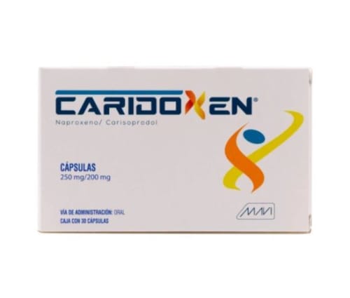Compra Caridoxen naproxeno, carisoprodol 250/200 mg con 30 cápsulas en ...