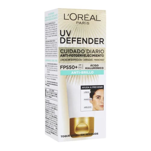 Compra L'oreal uv defender antibrillo fps50 crema con 40 gr en Prixz