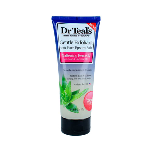 Comprar Dr teals exfoliante para pies con aloe y aceite de coco 170 g ...