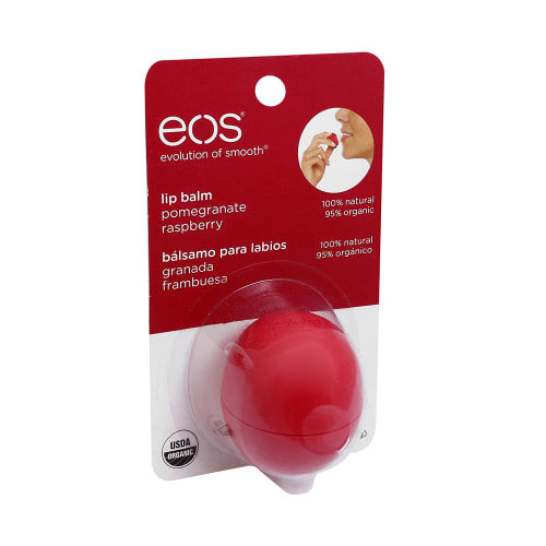 Comprar Eos balsamo para labios granada frambuesa 7 gr esfera - Prixz