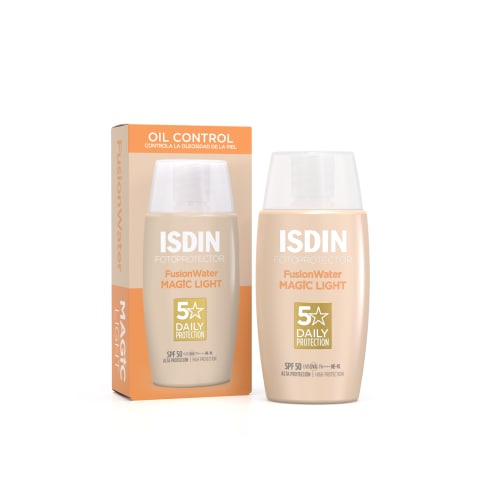 Compra Isdin fusion water color fotoprotector facial fps50+ tono light ...