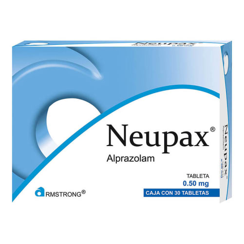 Neupax alprazolam 0.5 mg con 30 tabletas – Prixz | Farmacia a Domicilio