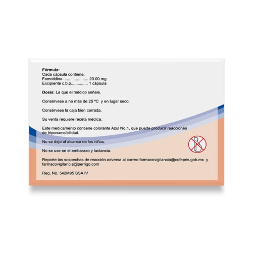 Compra Ultidin famotidina 20 mg con 30 cápsulas en Prixz