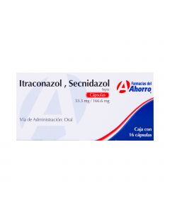 7502223708358 UPC Marca Del Ahorro Itraconazol / Secnidazol Oral 16 ...