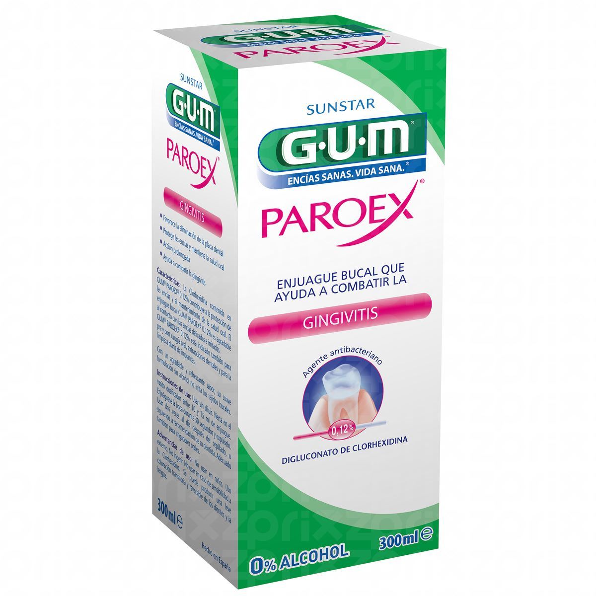 GUM PAROEX ENJUAGUE BUCAL 1 BOTELLA 300 ML - Smart Club