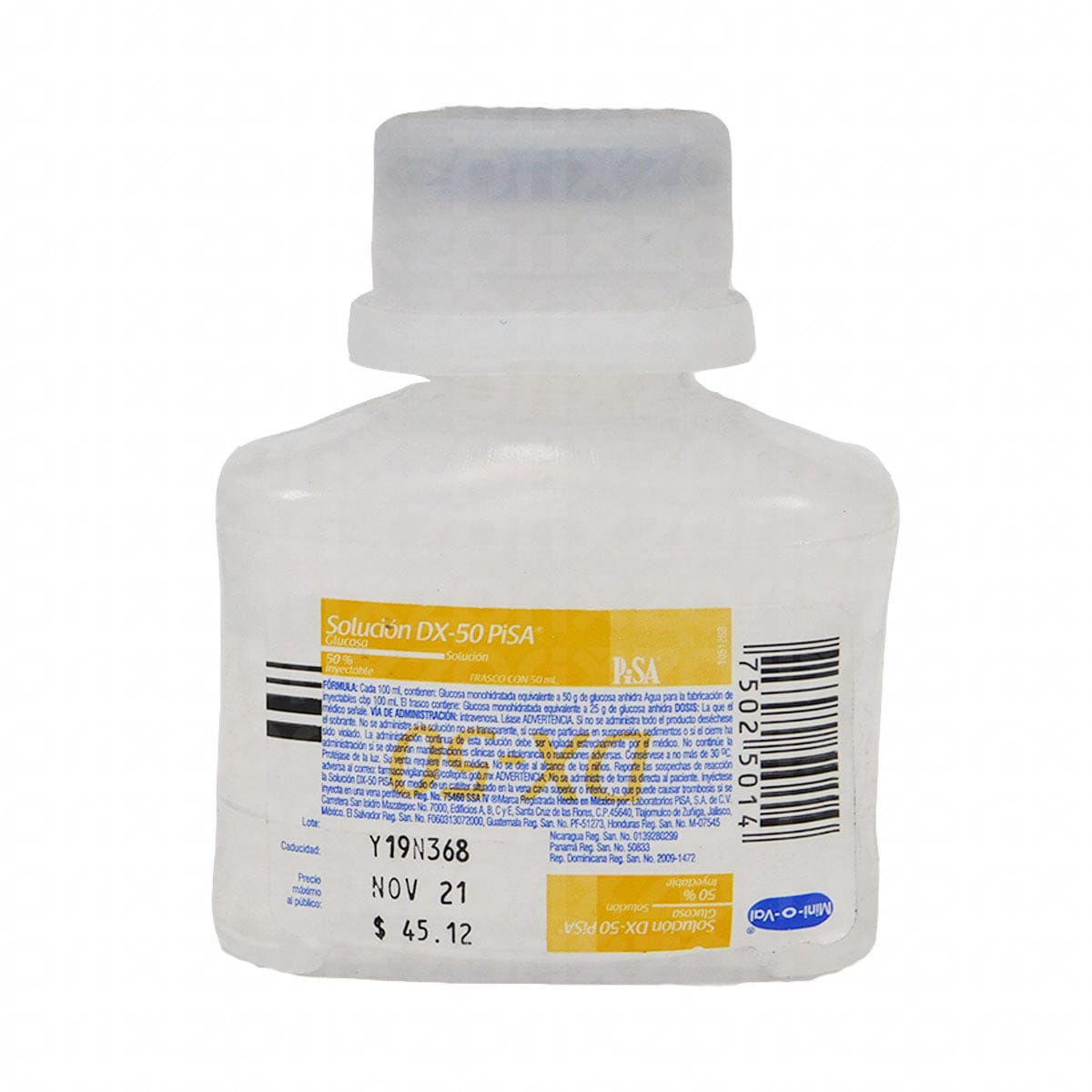 DEXTROSA / GLUCOSA 50 % 1 FRASCO SOLUCION 50 ML - Smart Club