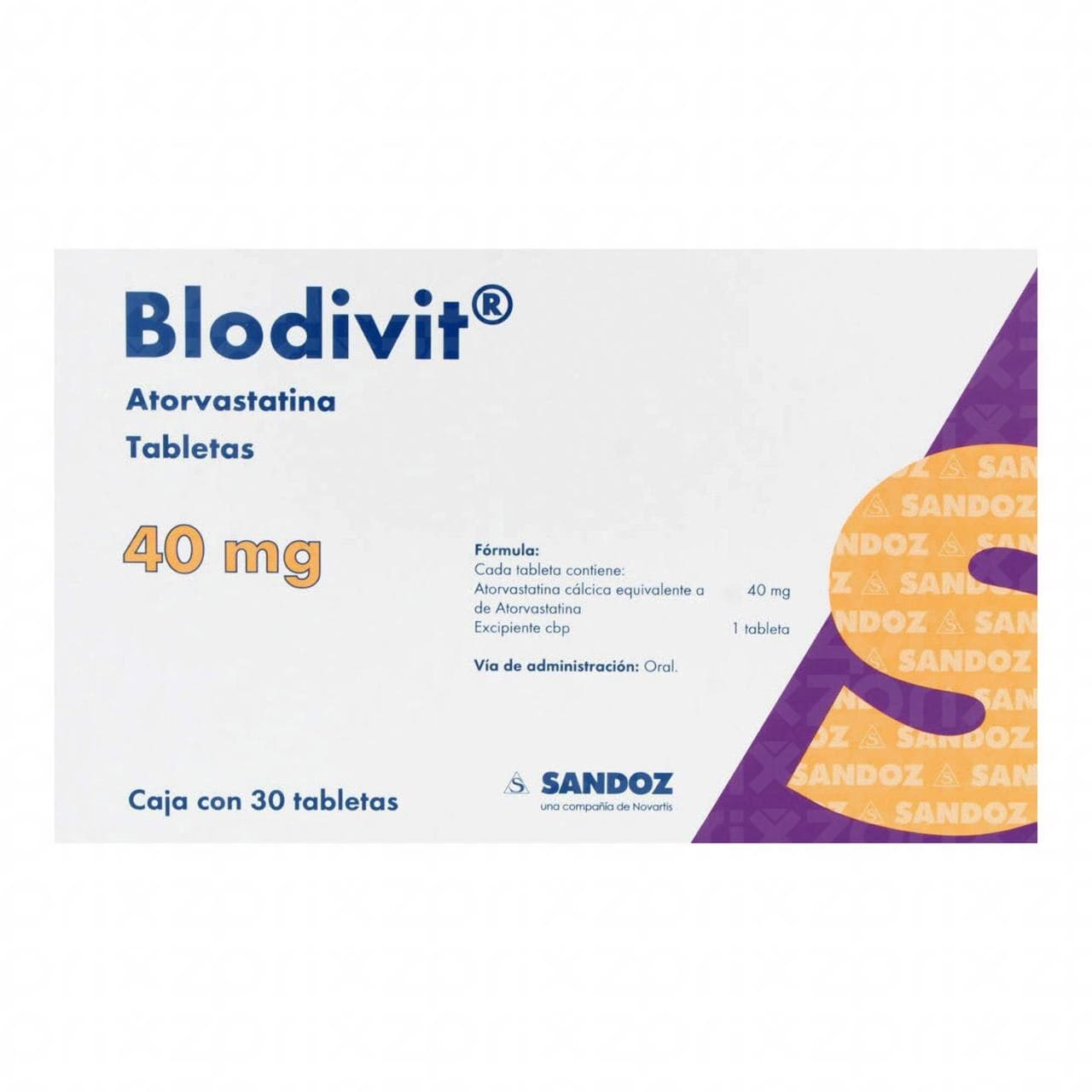 Blodivit 40 Mg. Oral 30 Tabletas - Smart Club