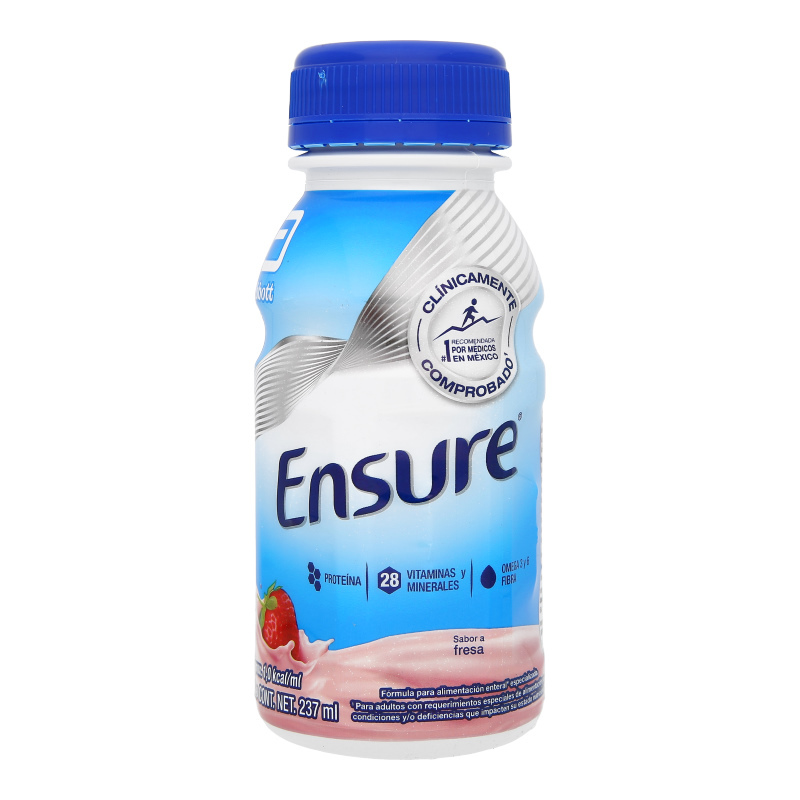 ENSURE FRESA 1 FRASCO 237 ML - Smart Club