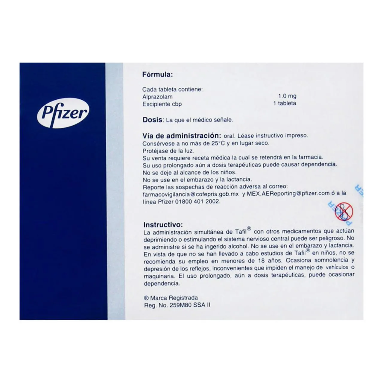 Tafil 1 Mg Con 30 Tabletas - Compra en Prixz